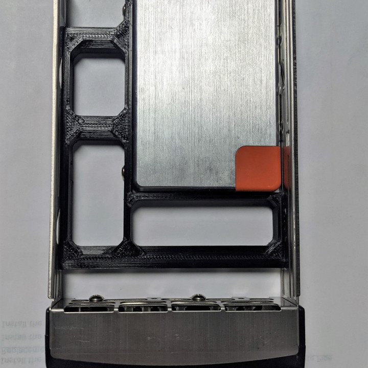 3D Printable 3.5" to 2.5" Hard Drive Adapter by Aaron S.