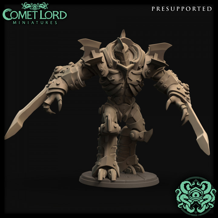 3D Printable Rendr, The Bladed Forgeborn by Comet Lord Miniatures