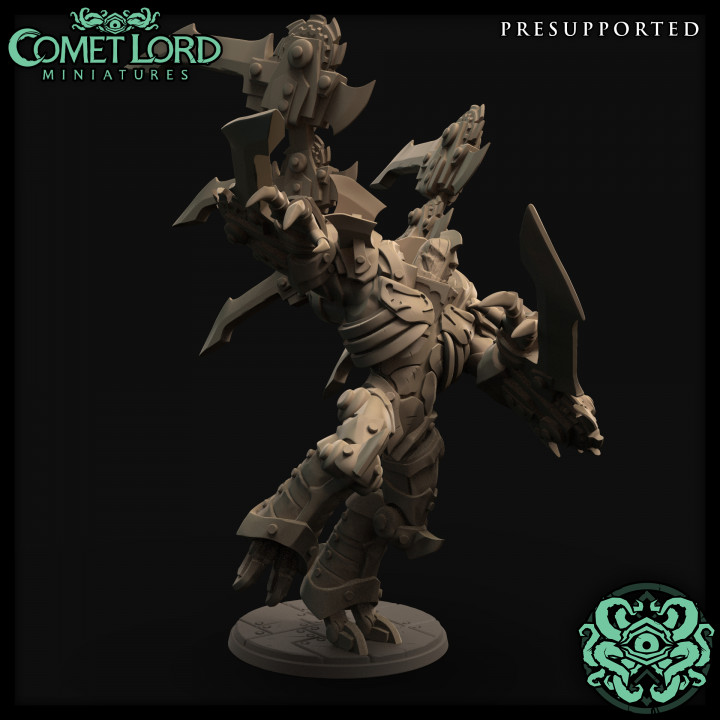 3D Printable Rendr, The Bladed Forgeborn by Comet Lord Miniatures