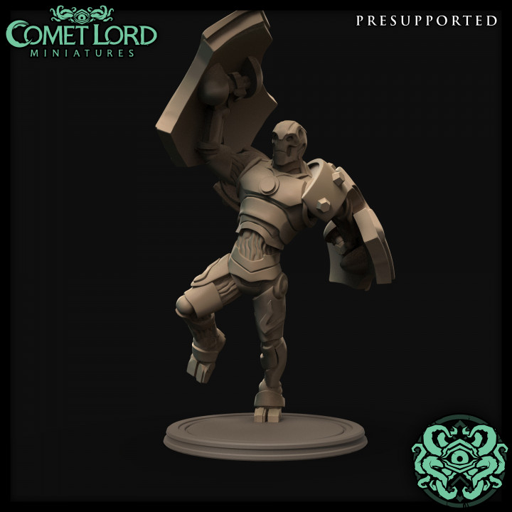 3D Printable Forgeborn Soldiers by Comet Lord Miniatures
