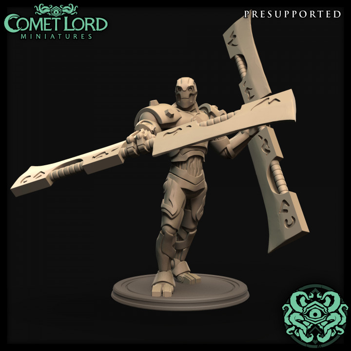3D Printable Forgeborn Soldiers by Comet Lord Miniatures
