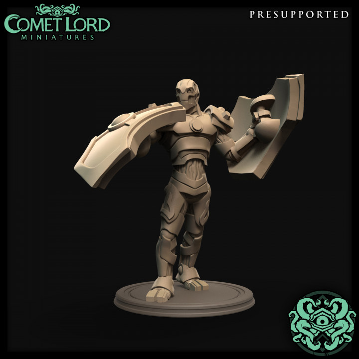 3D Printable Forgeborn Soldiers by Comet Lord Miniatures