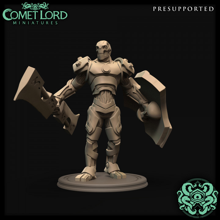 3D Printable Forgeborn Soldiers by Comet Lord Miniatures