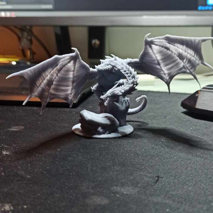 3D Printable Red dragon by Arcanum Workshop