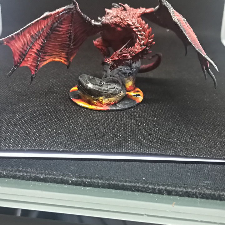 3D Printable Red dragon by Arcanum Workshop