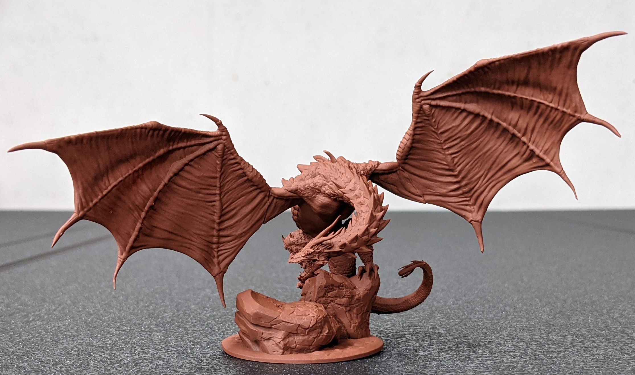 3D Printable Red dragon by Arcanum Workshop