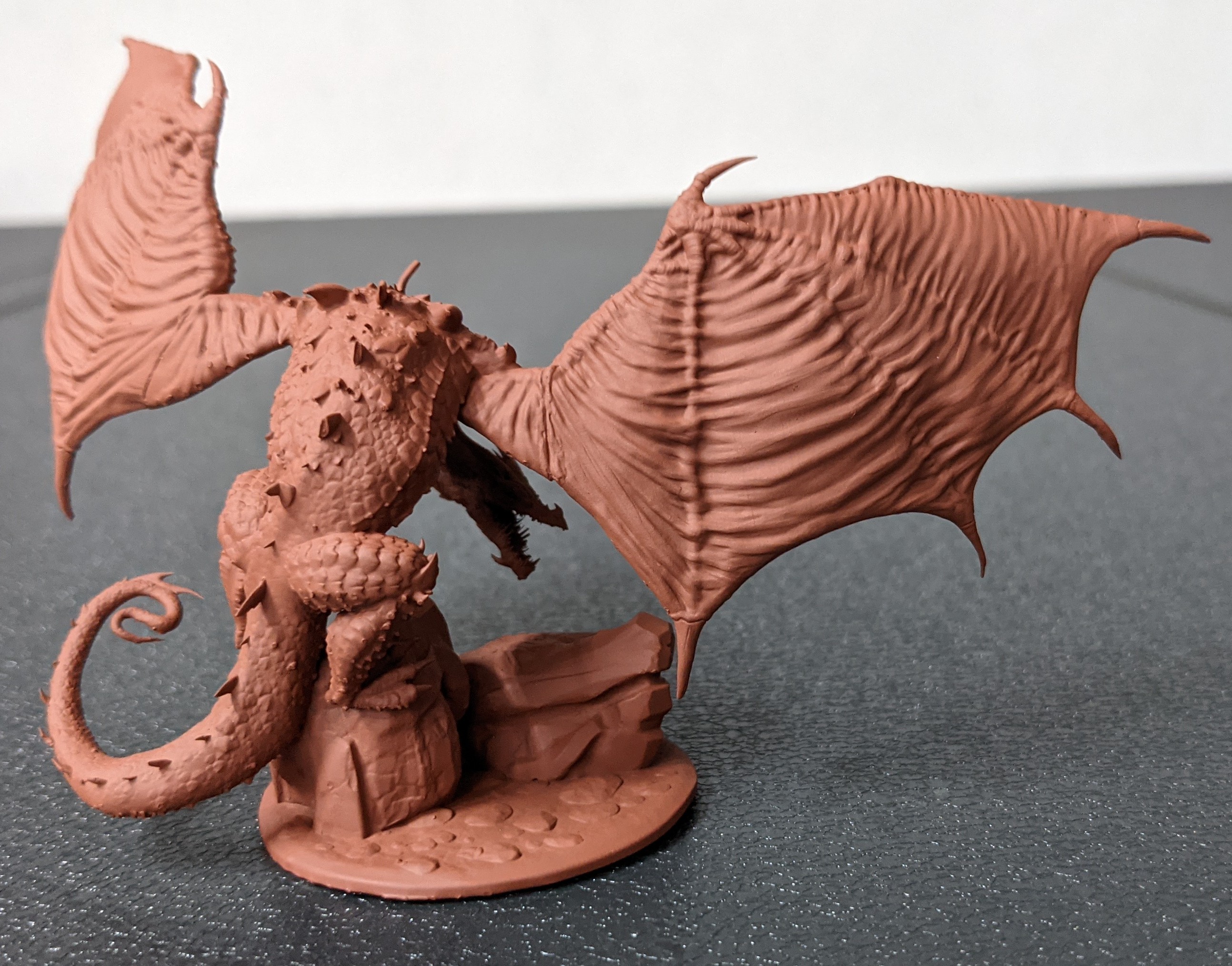 3D Printable Red dragon by Arcanum Workshop