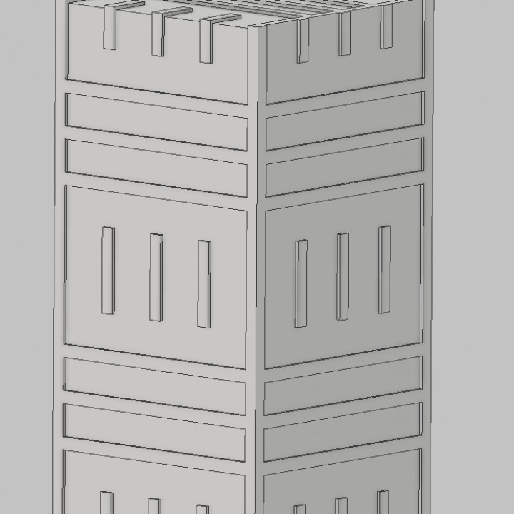 3D Printable Container / Box / Crate by WingedLionStudios