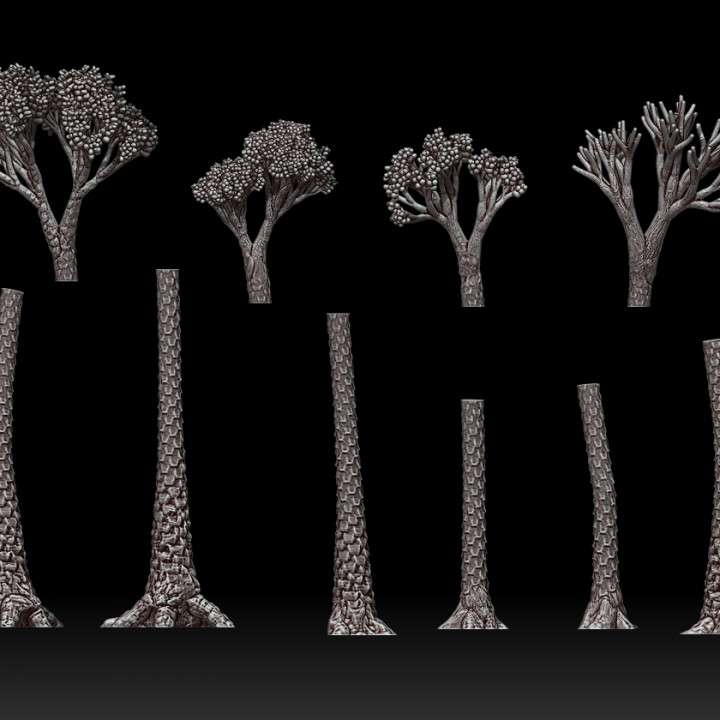 3D Printable More Prehistoric Plants - Williamsonia and Modular ...