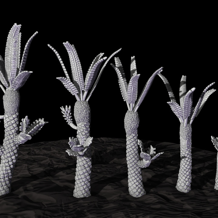 3D Printable More Prehistoric Plants - Williamsonia and Modular ...