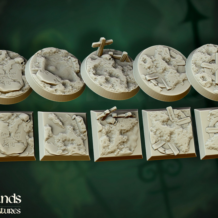 3D Printable Zombie Command Group - Highlands Miniatures by Highlands ...
