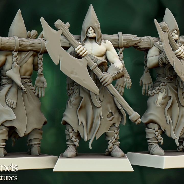 3D Printable Zombie Command Group - Highlands Miniatures by Highlands ...