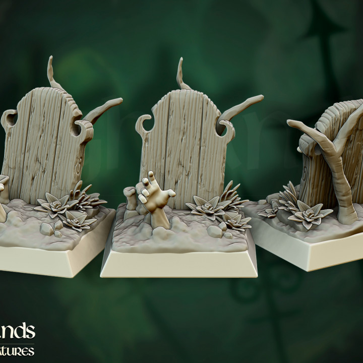 3D Printable Zombie Command Group - Highlands Miniatures by Highlands ...