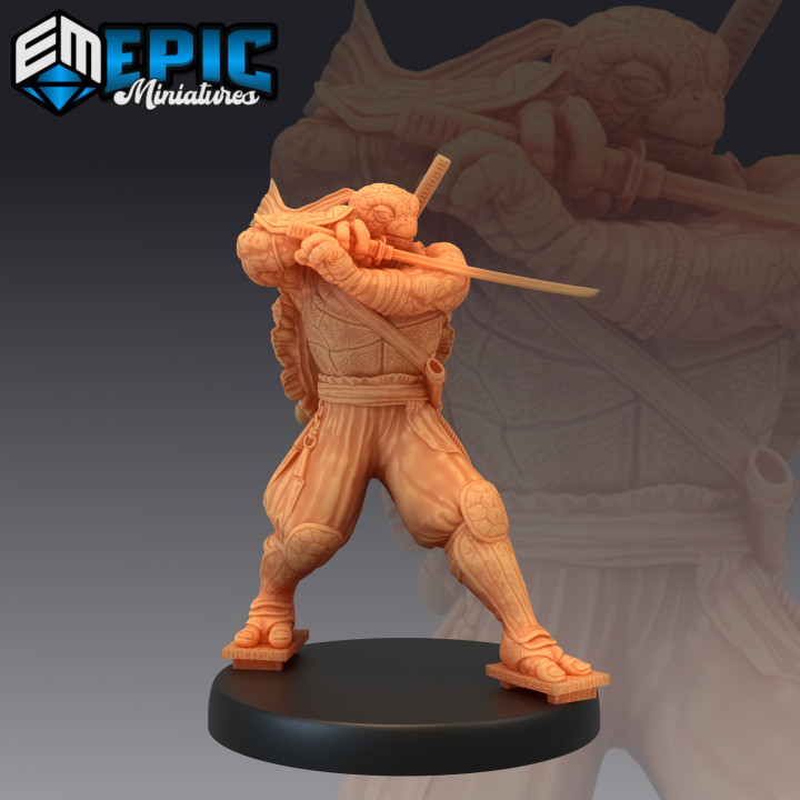 3D Printable Ninja Tortle Katana / Japanese Turtle Warrior / Tortoise ...