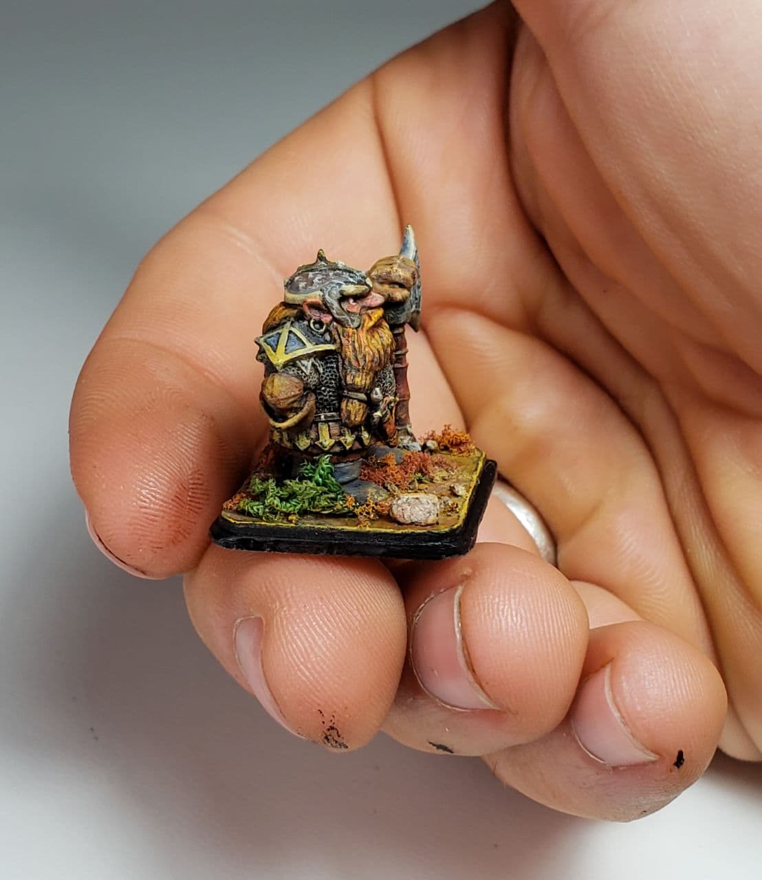 3D Printable HeroQuest Dwarf Resculpt by Xavier L.
