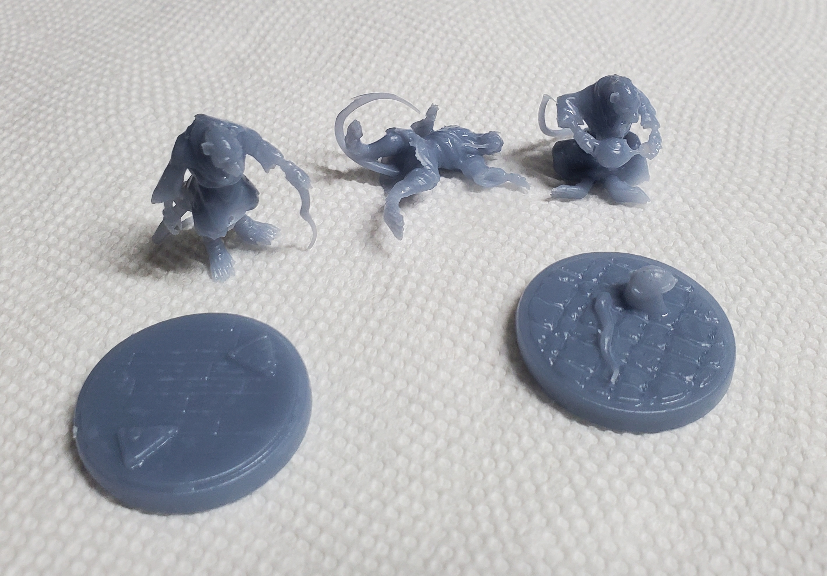 3D Printable Ratfolk Sensei Set / Rat Martial Artist / Japanese Rodent ...