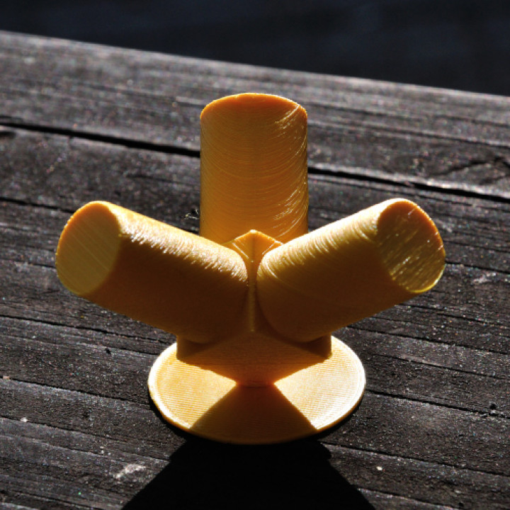 3D Printable Overhang Test Print by Walter Sauf