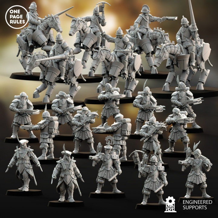 3D Printable Duchies of Vinci - Release #1 by One Page Rules