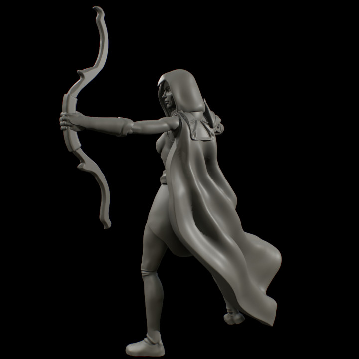 3D Printable Drow Warrior Female by Jeremy Smith