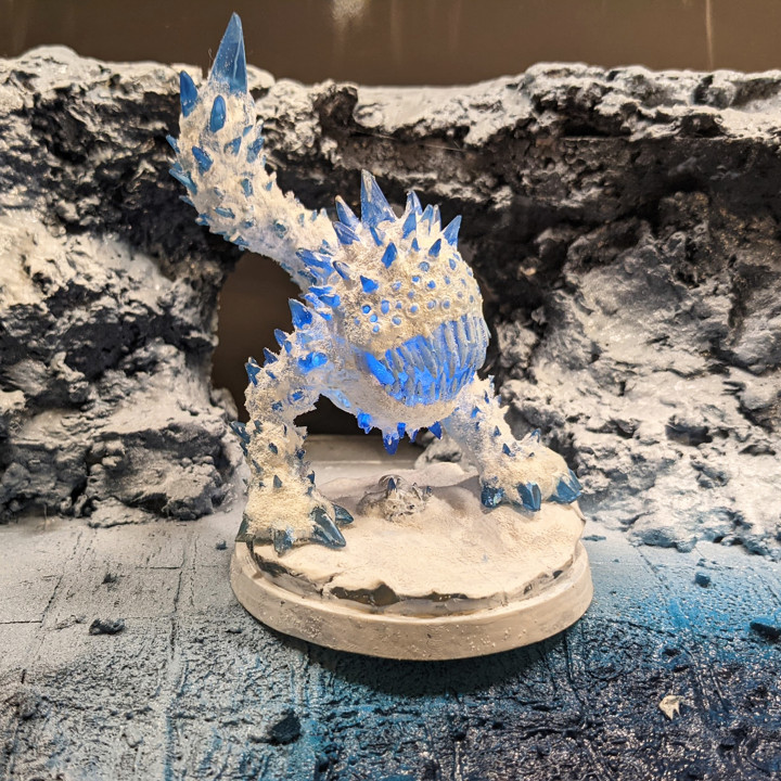 3D Printable Snow golem monstrosity (supported) by Cursed Forge Miniatures