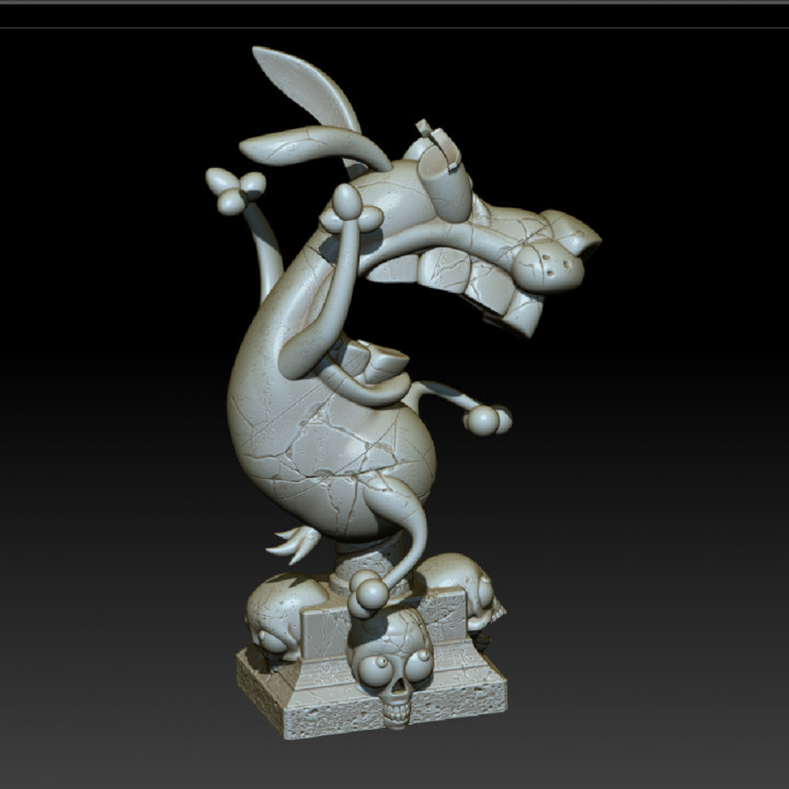 3D Printable Courage the Trophy FREE GIVEAWAY!! by Poca