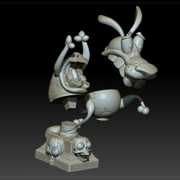 3D Printable Courage the Trophy FREE GIVEAWAY!! by Poca