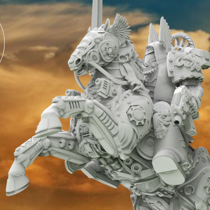 3D Printable The Knights Angelic by Atlan Forge
