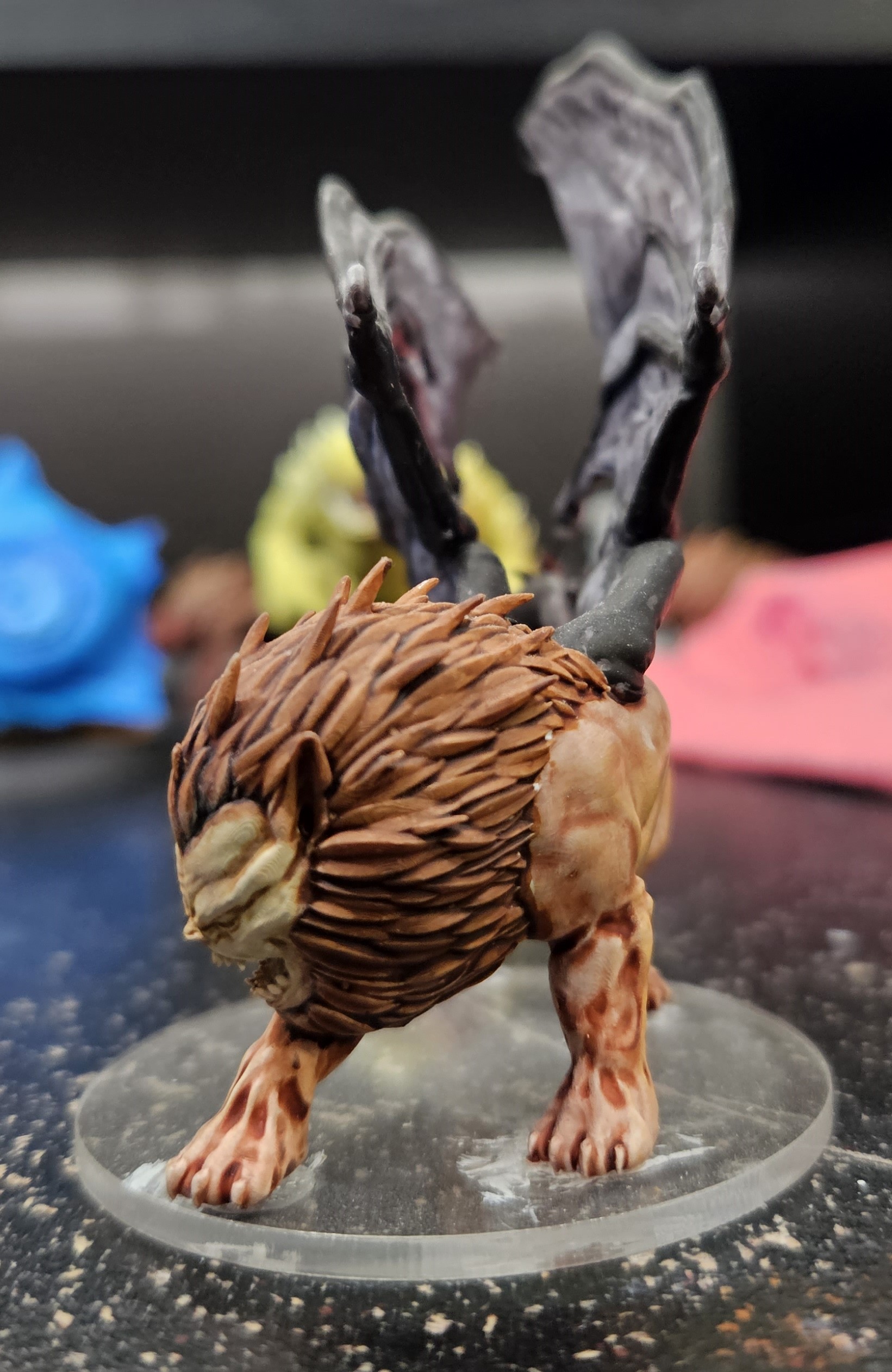 3D Printable Manticore B - Tabletop Miniature (Pre-Supported) by YKS ...