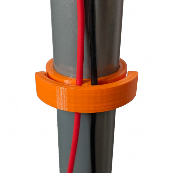 3D Printable Fully Customizable Cable Tidy Clip by Code and Make