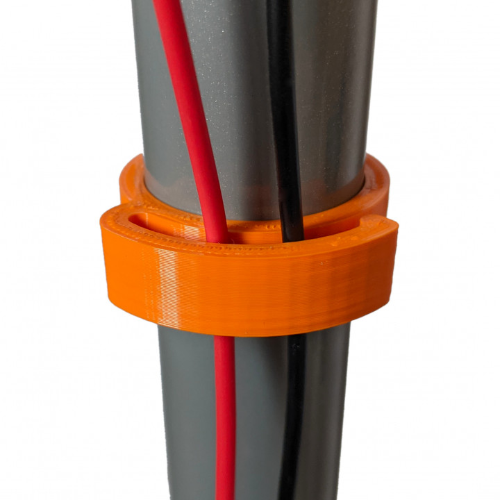 3D Printable Fully Customizable Cable Tidy Clip by Code and Make