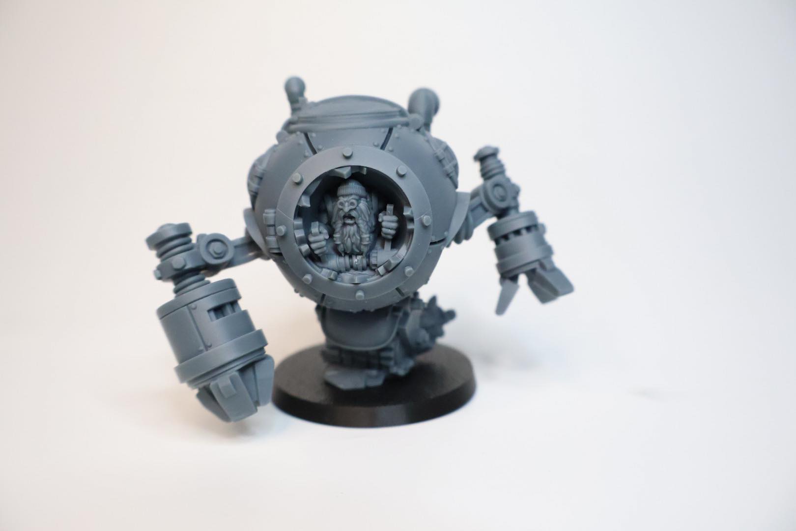 3D Printable Dwarf Deathroller by Punga Miniatures