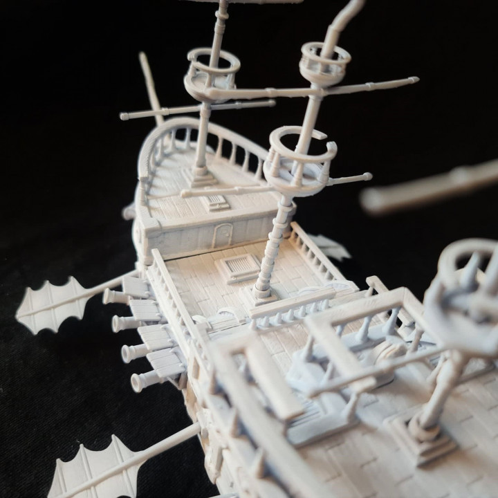 3D Printable Cog Ship by The Master Forge