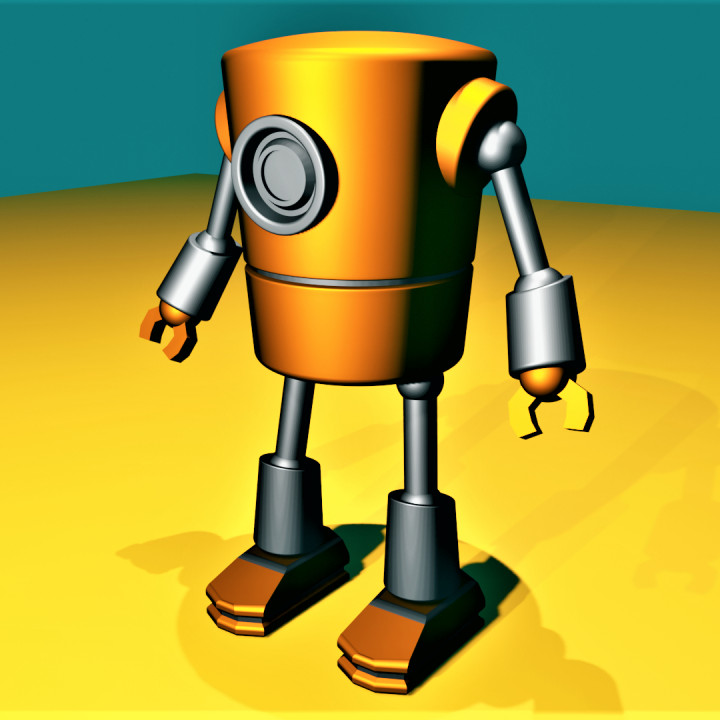 3D Printable HelperBot#4 by Eric Rubeck