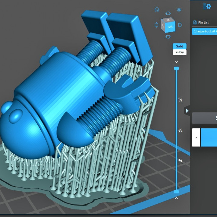 3D Printable HelperBot#5 by Eric Rubeck