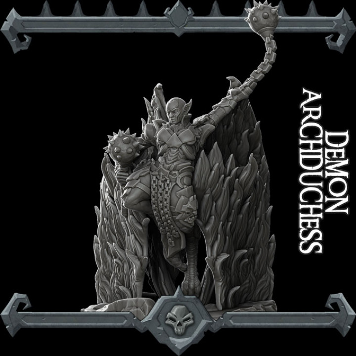 3D Printable Demon Arch Duchess by RocketPigGames