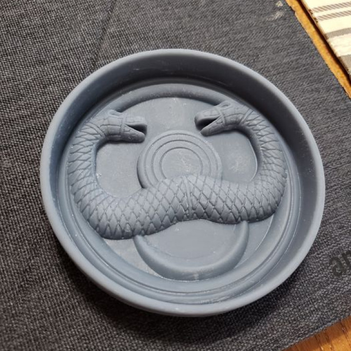 3D Printable Conan RPG Doom Tray and Doom Coin by Jeff Wrbelis