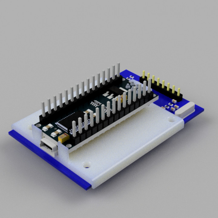 3D Printable Arduino RFID Mount by David Schuchert