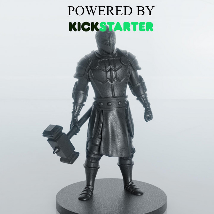 3D Printable Heavy Knight by YourNeighborKnight Minis