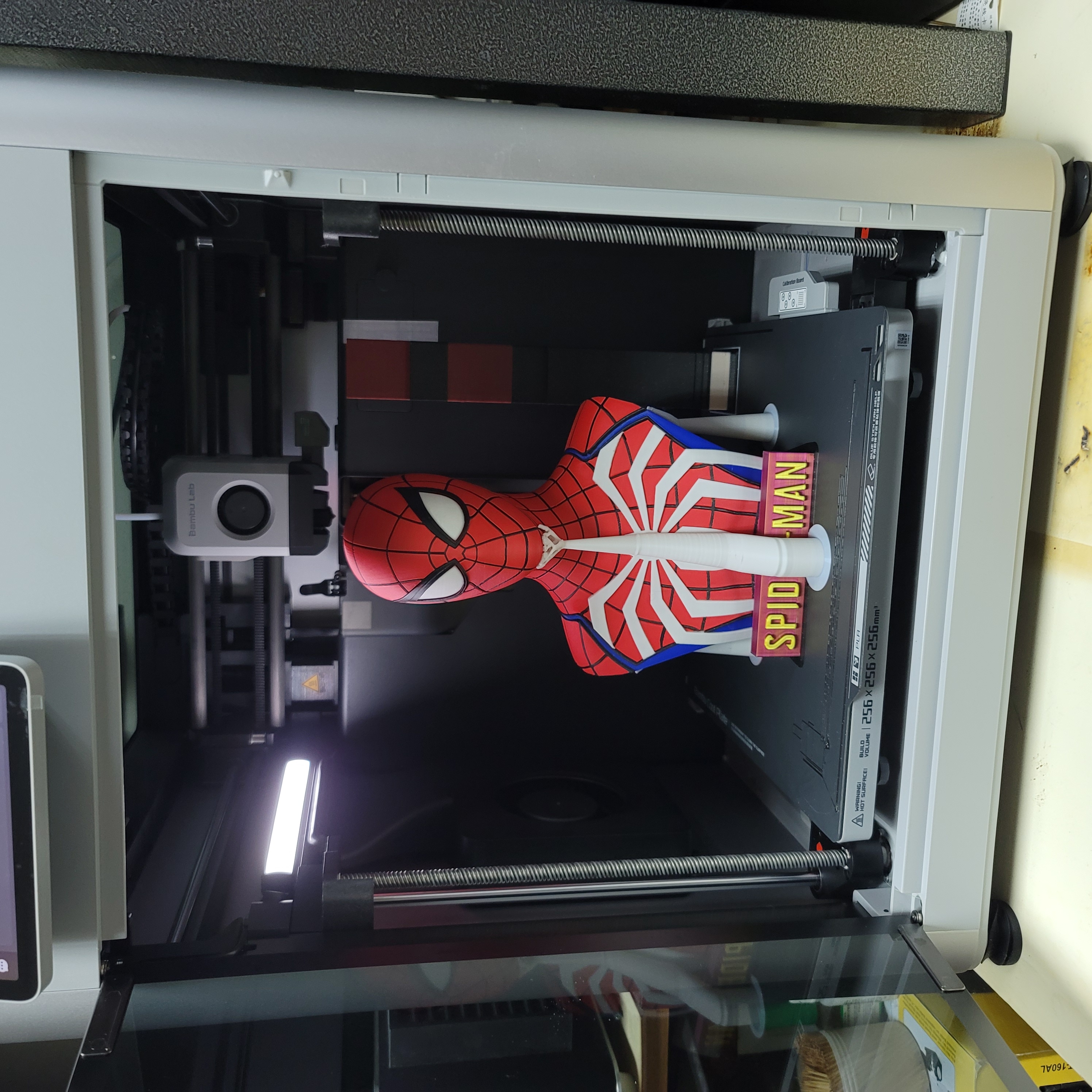 3D Printable Multicolour Spider-Man PS4 Bust - Advanced Suit MMU by iczfirz