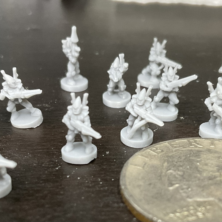 3D Printable Space Elf Protectors 8mm by Anthony
