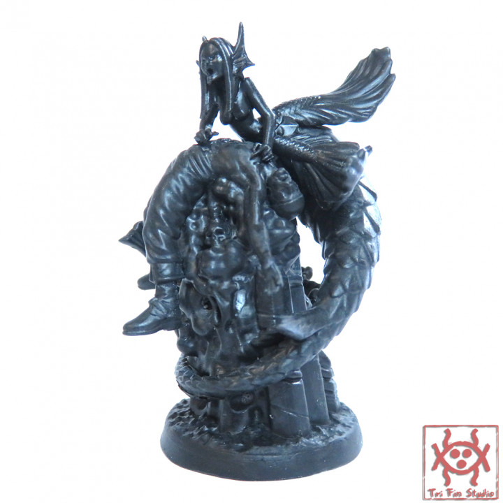 3D Printable Mermaid 03 by Tri Fin Studio