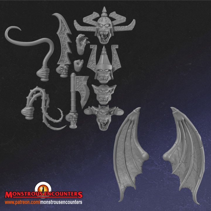 3D Printable Classic Gargoyle by Monstrous Encounters