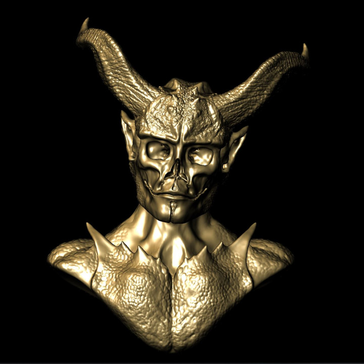 3D Printable Paimon - one of the kings of hell by Nomis Rnr