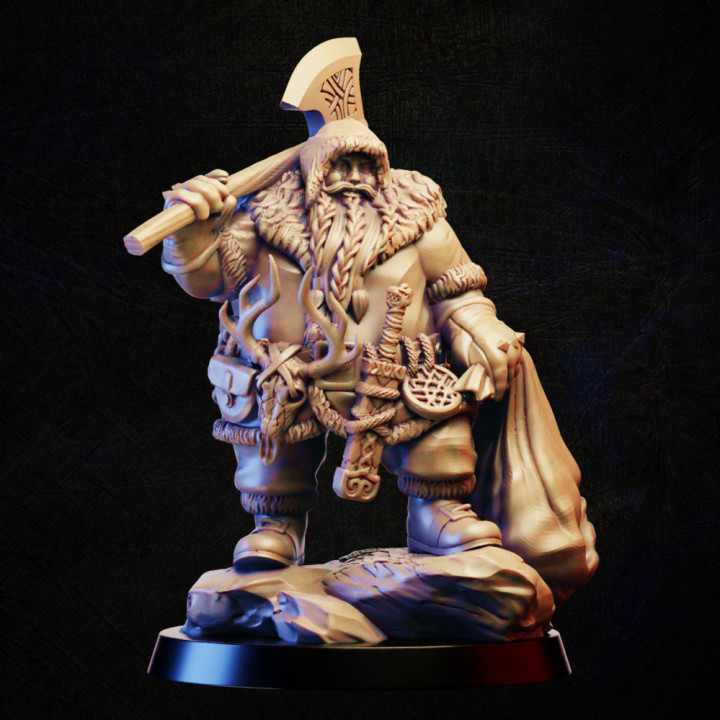 3D Printable Barbarian merchant by Stanislav Kuznetsov