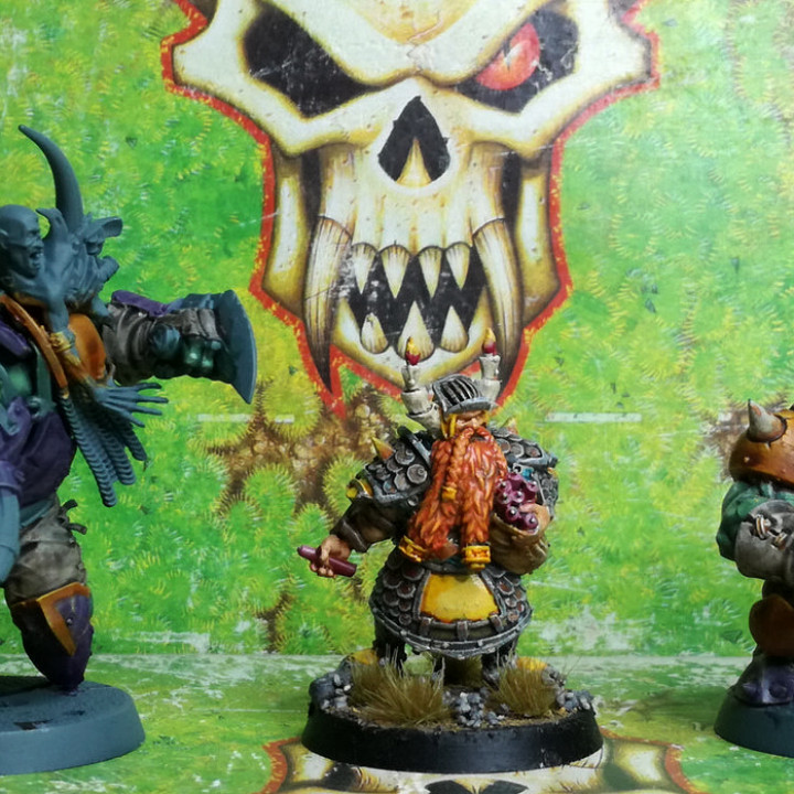 3D Printable GORKY - DWARF BOMBER by Galladur's 3D printed models