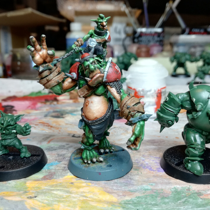 3D Printable GORK - THE CHAINED TROLL by Galladur's 3D printed models