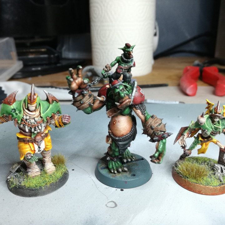 3D Printable GORK - THE CHAINED TROLL by Galladur's 3D printed models