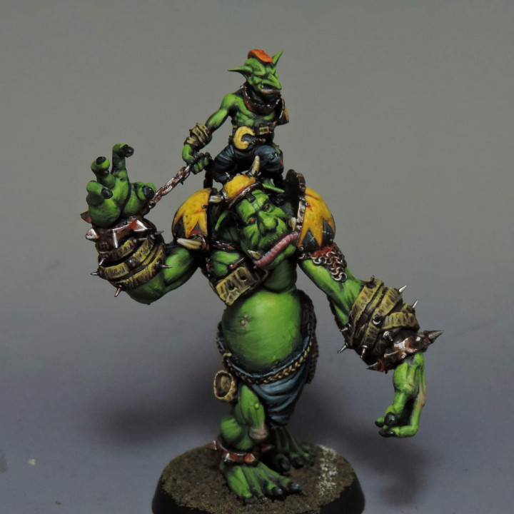 3D Printable GORK - THE CHAINED TROLL by Galladur's 3D printed models