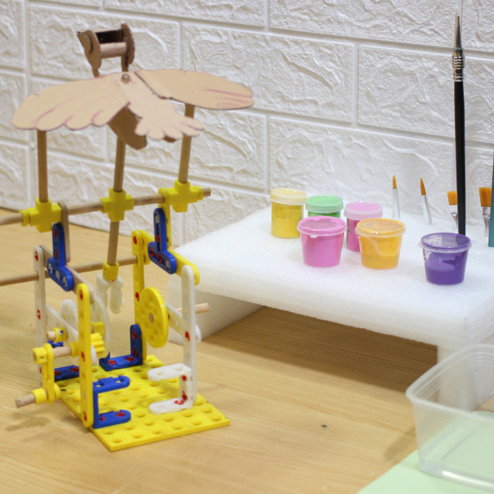 3D Printable Modular 3D printer Bird automata by Aris