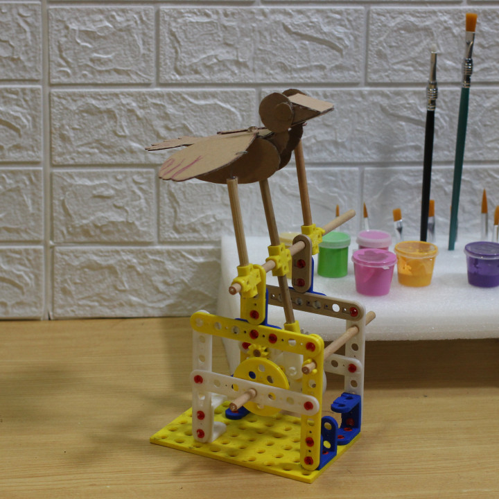 3D Printable Modular 3D printer Bird automata by Aris